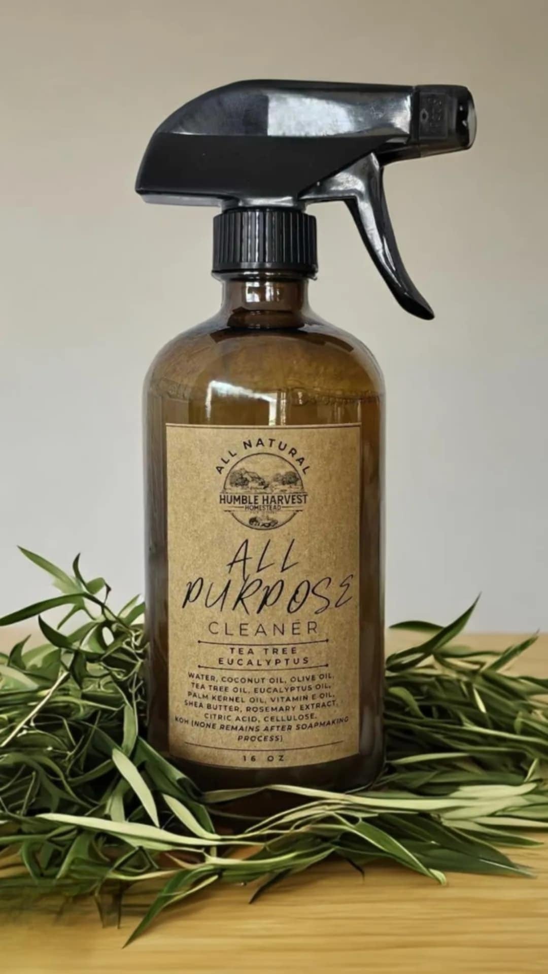 All Purpose Cleaner 16oz | Humble Harvest Homestead